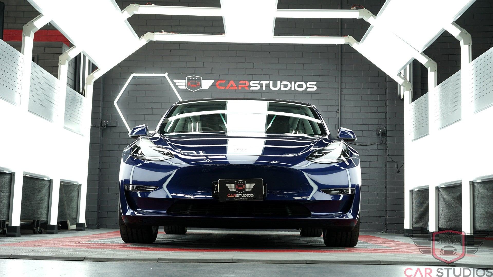 2022 Tesla Model 3 Blue – Car Studios
