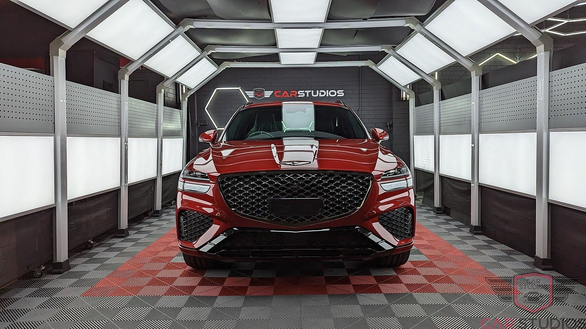 2023 Genesis GV70 Red / Black Interior – Car Studios