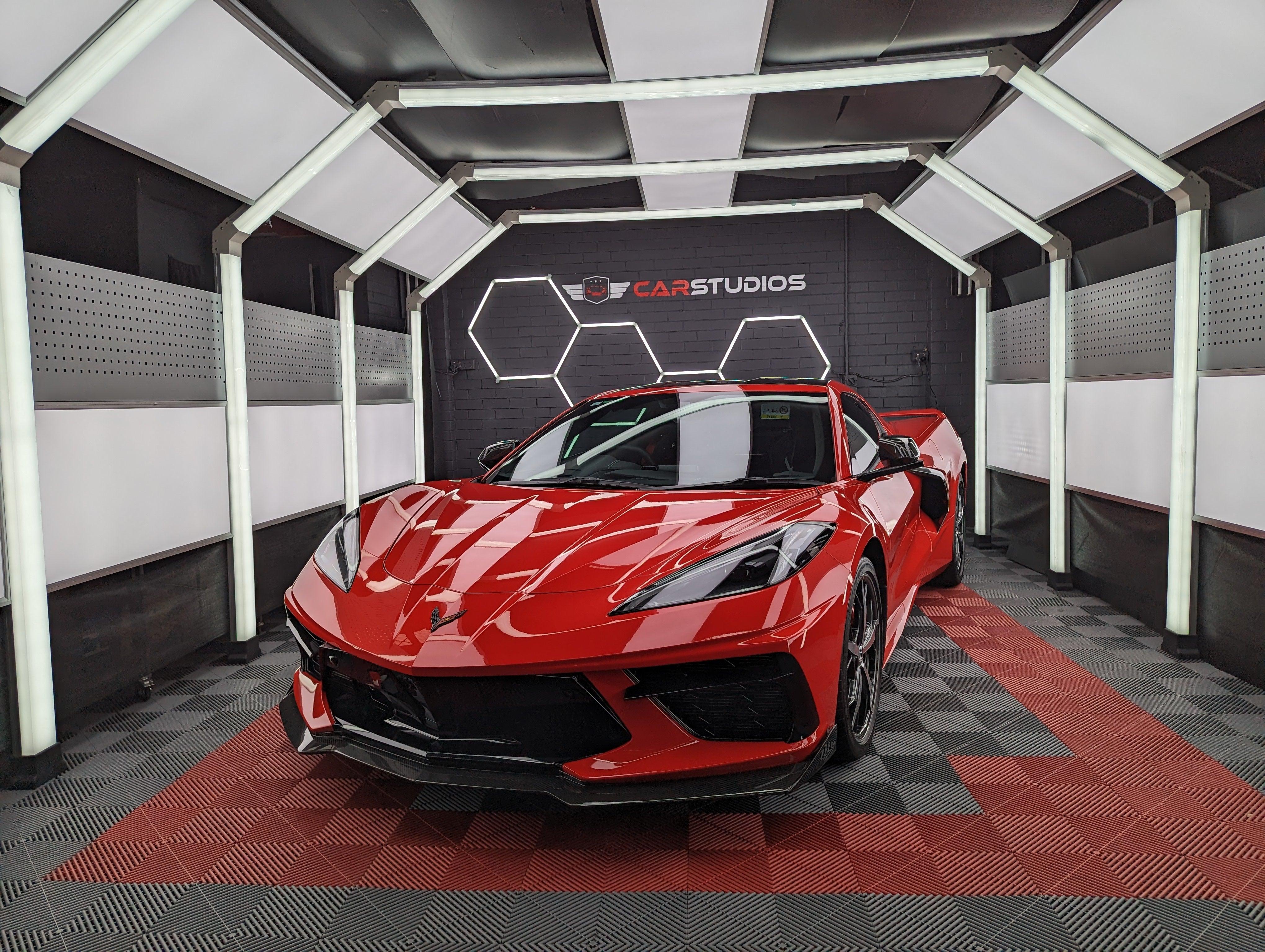 Red Chevrolet Corvette C8 Carbon Edition – Car Studios